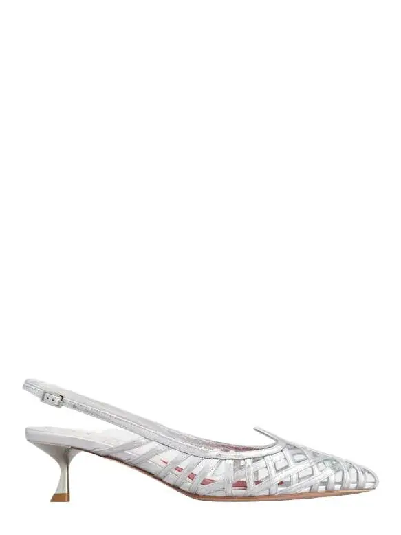 ROGER VIVIER Multistrap Slingback Pumps - Silver