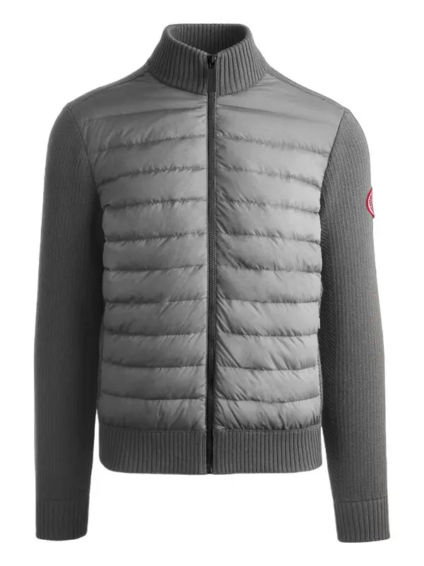 Canada Goose Hybridge Padded Panel Knit Jacket - Iron-gray