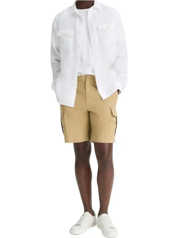 Vince Belt Loop Cargo Shorts - Beach Wood