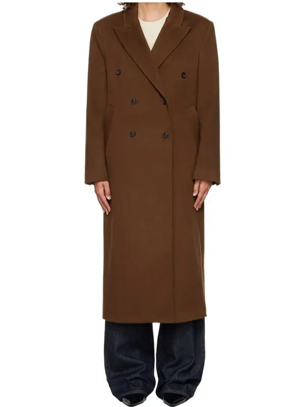 Loulou De Saison Rosco Double-breasted Coat - Brown