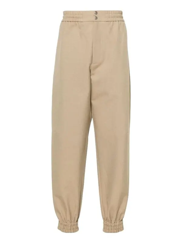Alexander McQueen Tapered Cargo Pants With Elastic Waist - Nude