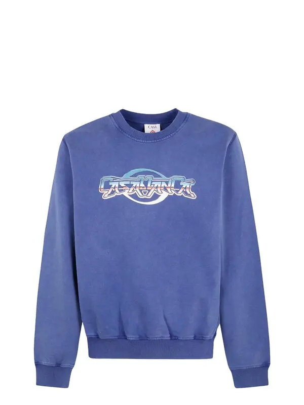Casablanca Logo-print Sweatshirt - Navy