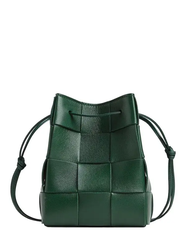 Bottega Veneta Cassette Small Shoulder Bag - Rain Tree Green