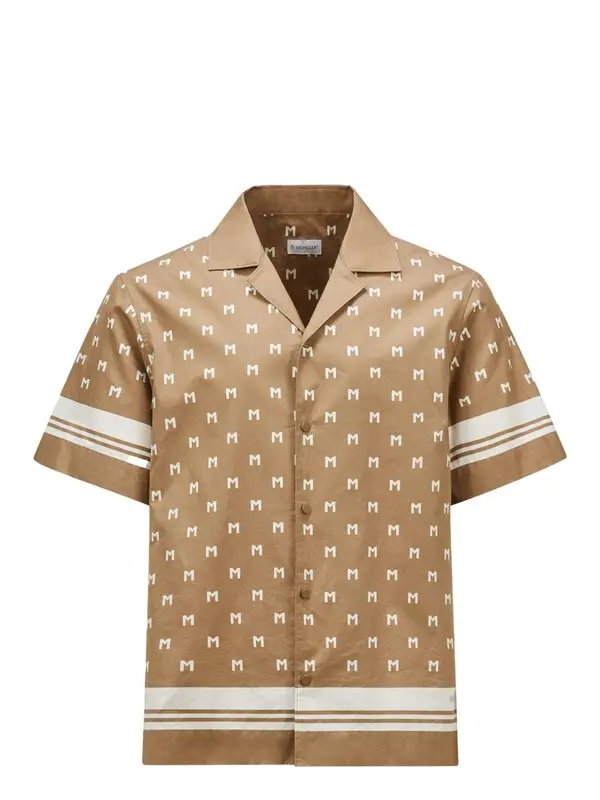 Moncler Monogrammed Short-sleeved Shirt - Nude