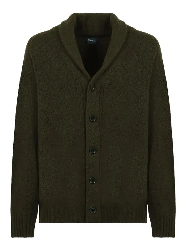 DRUMOHR Shawl Collar Cardigan - Black