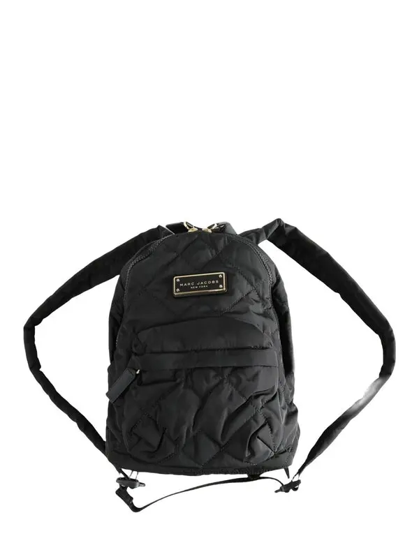 Marc Jacobs Quilted Zip Backpack - Black