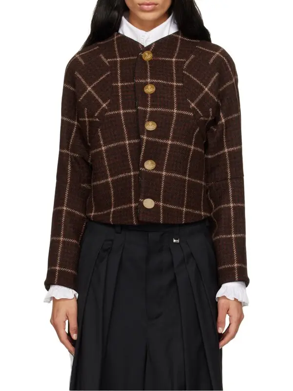VIVIENNE WESTWOOD Asymmetrical Panelled Jacket - Black