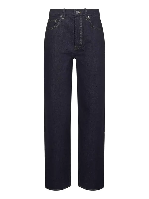 Loulou De Saison Straight-leg Jeans - Black