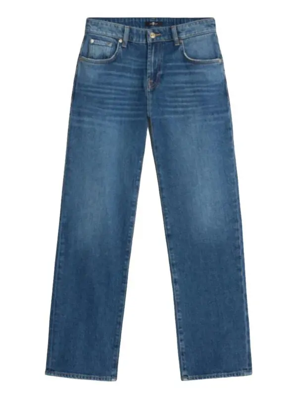 7 For All Mankind Straight Leg Jeans - Blue