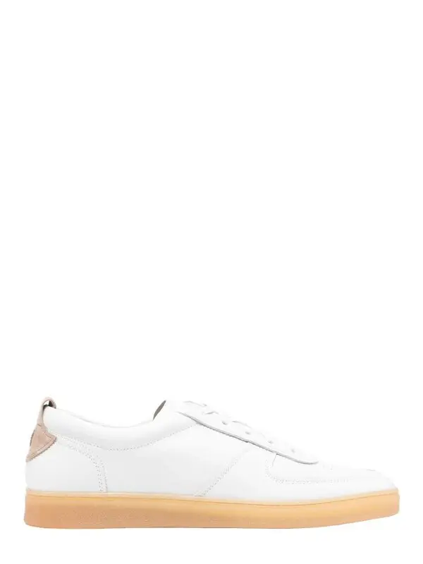 HENDERSON BARACCO Round Toe Lace-up Casual Shoes - White