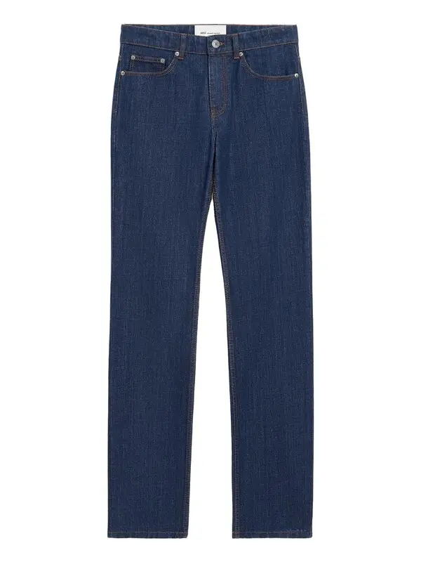 Ami Straight-leg Jeans - Indigo