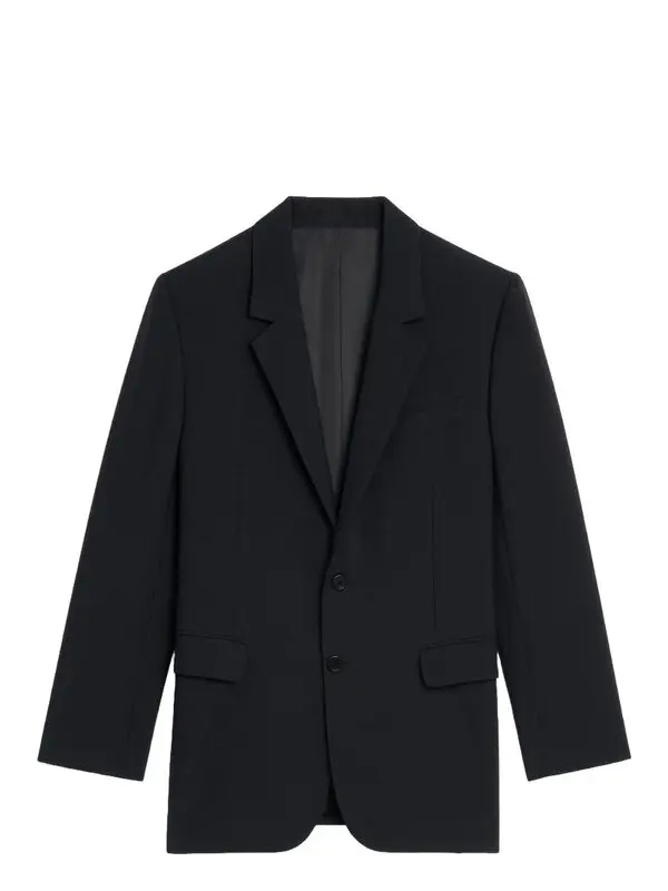 Celine Jude Jacket In Mohair Wool - Black