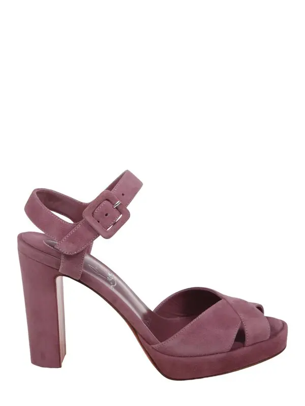 CHRISTIAN LOUBOUTIN Cora 100 Platform Heeled Sandals - Red