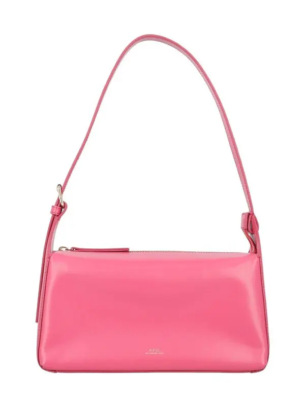 A.p.c. Logo Shoulder Bag - Pink