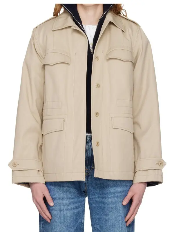 A.p.c. Flap Pocket Jacket - Beige