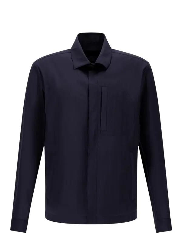 Herno Long Sleeve Shirt Jacket - Black
