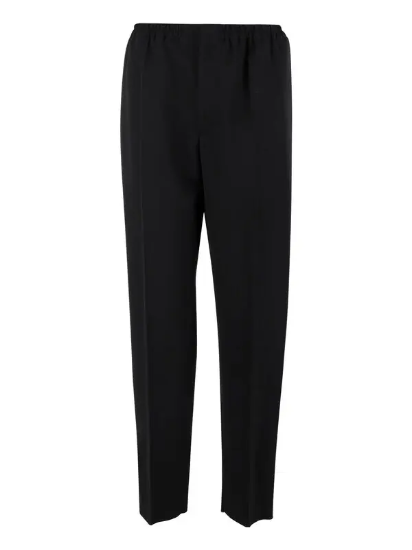 Bottega Veneta Pleated Elastic Waist Pants - Black