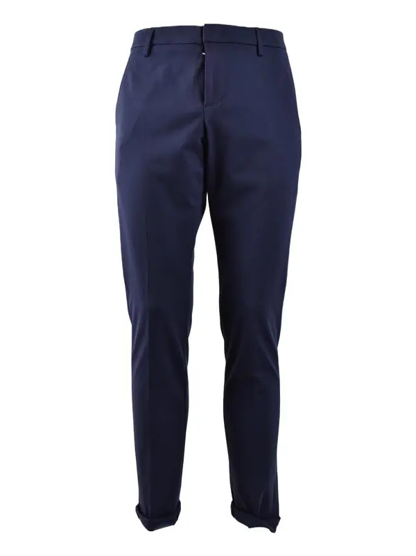 DONDUP Belted Casual Trousers - Black