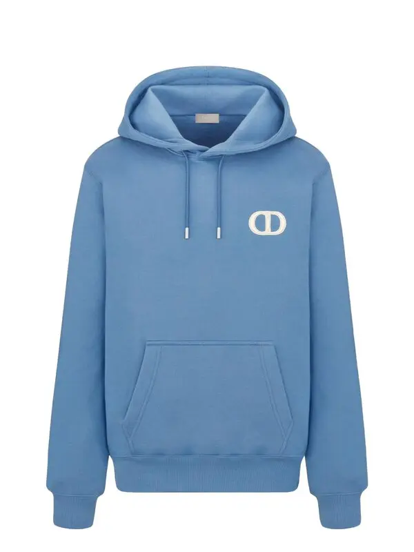Dior Cd Icon Hooded Sweatshirt - Blue
