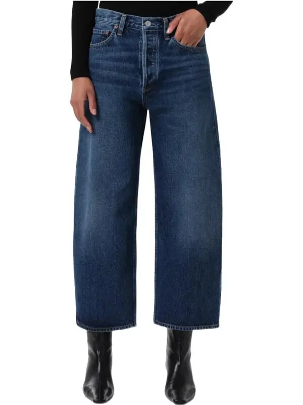 AGOLDE Arc Cotton Jeans - Blue