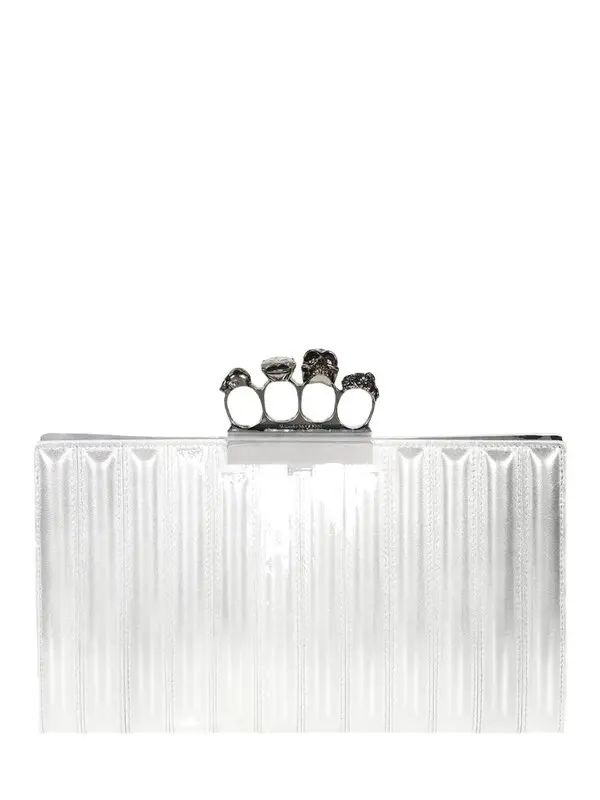 Alexander McQueen Four-ring Clutch - Gray