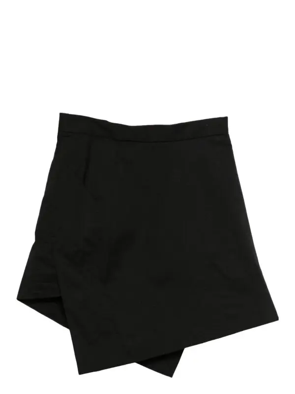 VIVIENNE WESTWOOD Asymmetric High-waisted Mini Skirt - Black