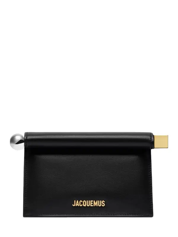 Jacquemus Rond Carré Small Clutch Bag - Black