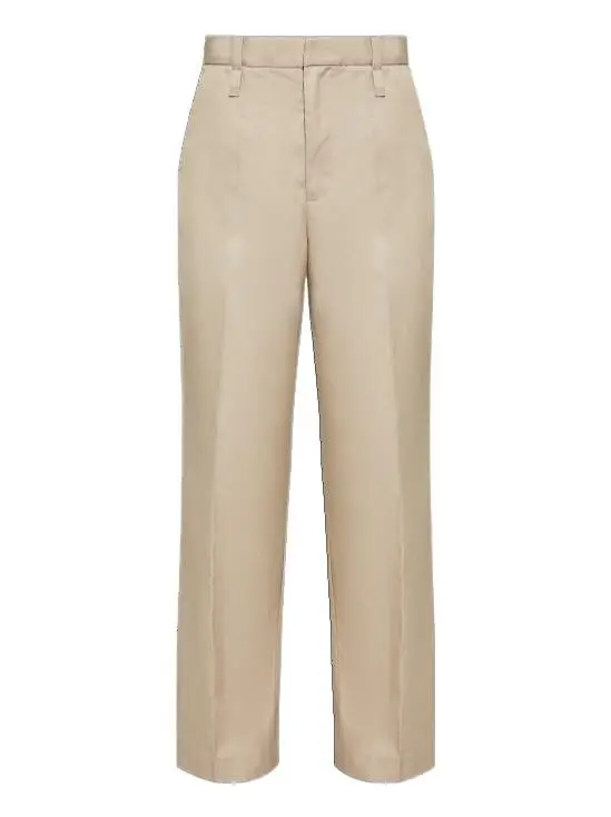 ALLSAINTS Belt Loops Slacks With Pleated Detailing - Beige