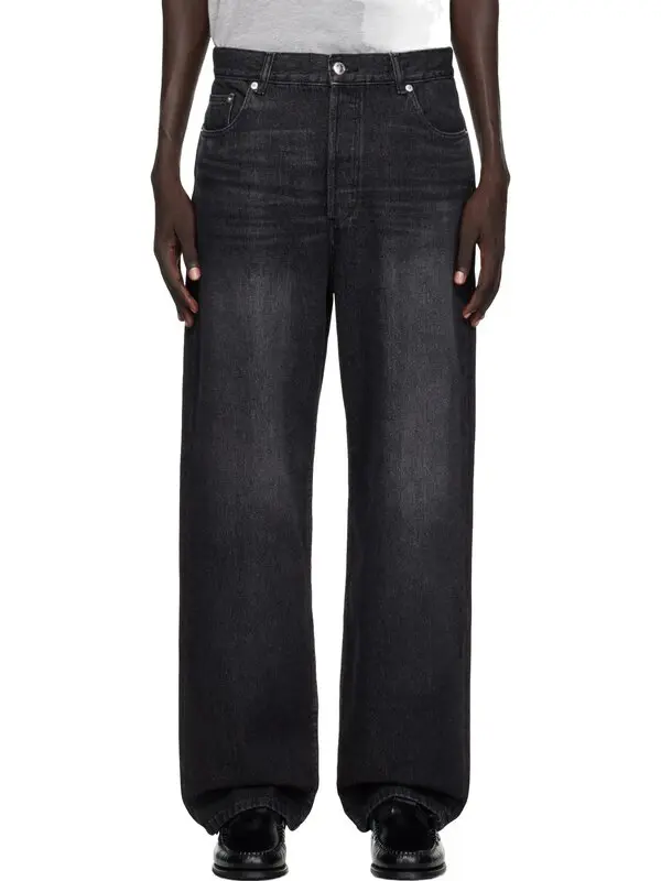 A.p.c. High-rise Wide-leg Jeans - Black