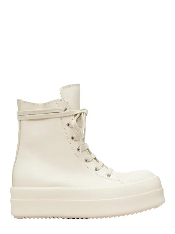 Rick Owens Mega Bumper High-top Casual Sneakers - Opalescent/opalescent/opalescent