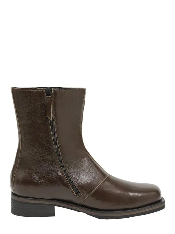 Our Legacy Camion Ankle Boots - Olive
