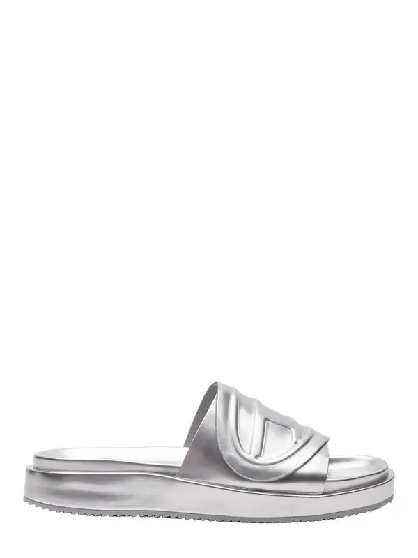 DIESEL® Sa-slide D Oval Sandals - Gray