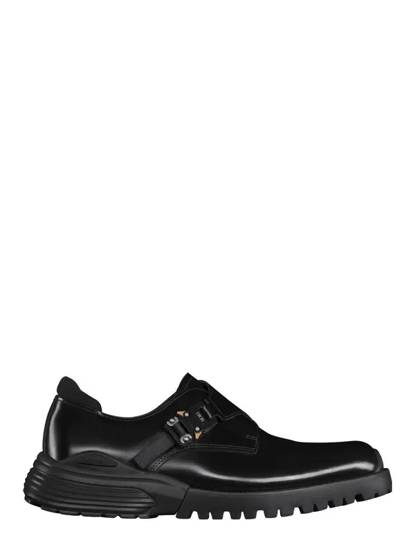 Dior Buckled Monk Strap Shoes - Black