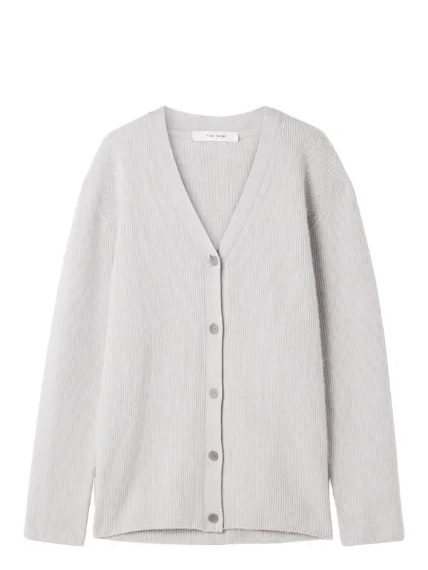 THE ROW Long-sleeved Cardigan - White