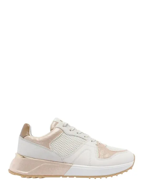 Michael Kors Multi-panel Lace-up Sneakers - White