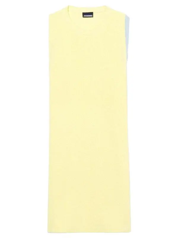 Jacquemus Bare-shouldered Mini Dress - Yellow