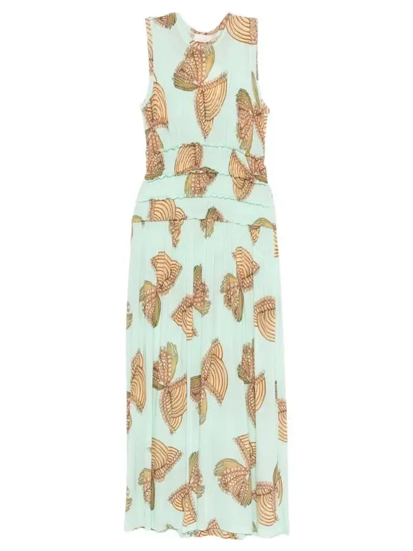 Ulla Johnson Butterfly-printed Maxi Dress - White