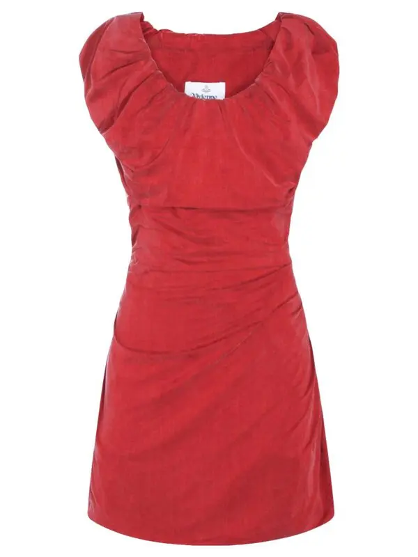 VIVIENNE WESTWOOD Mini Ginnie Jersey Dress - Red
