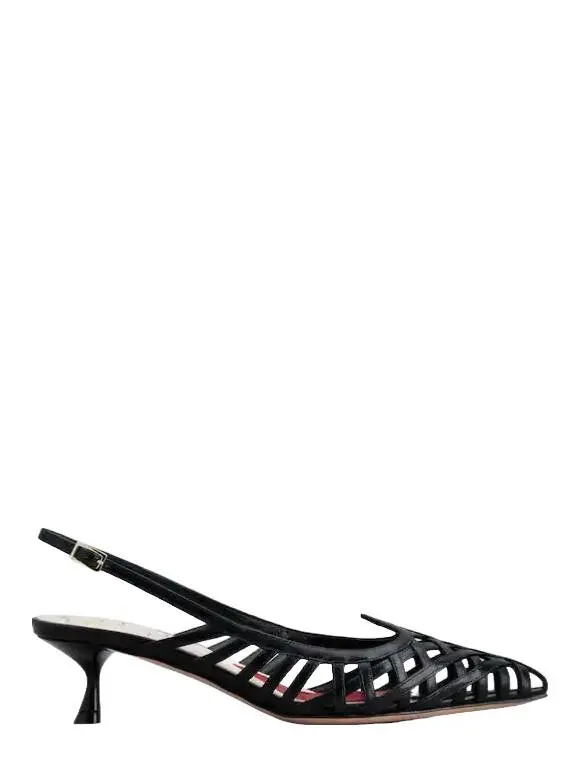 ROGER VIVIER I Love Vivier Multistrap Slingback Pumps - Black