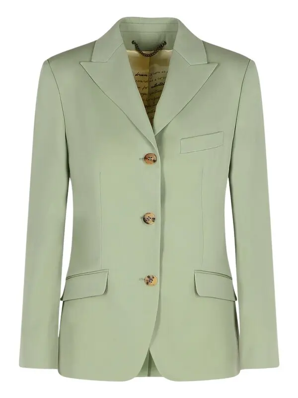GOLDEN GOOSE Single-breasted Tailored Blazer - Nude