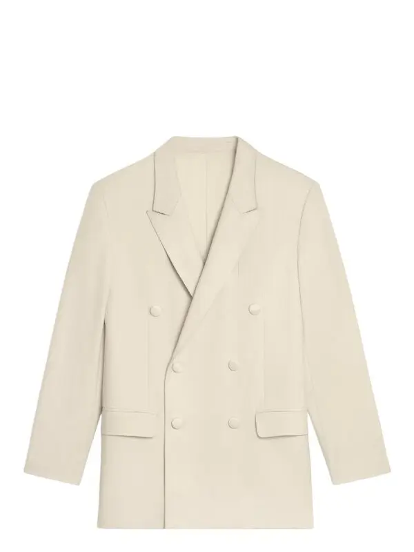 Celine Jude Jacket In Silk Panama - Ivory