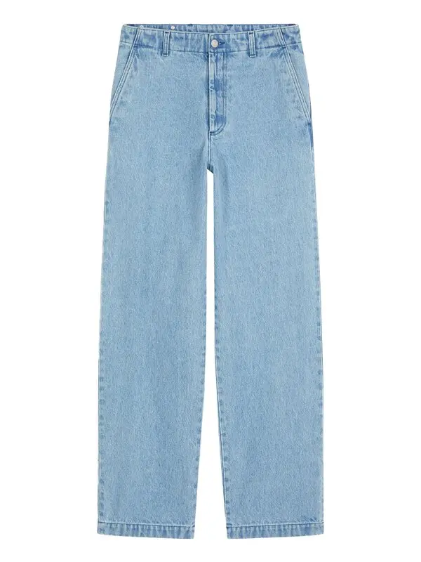 Dries Van Noten Phil Low-rise Jeans - Light Blue