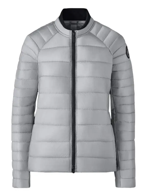 Canada Goose Roncy Quilted Down Jacket With Stand Collar - Gray