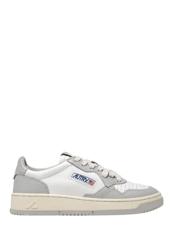 AUTRY Logo Patch Low-top Sneakers - Gray