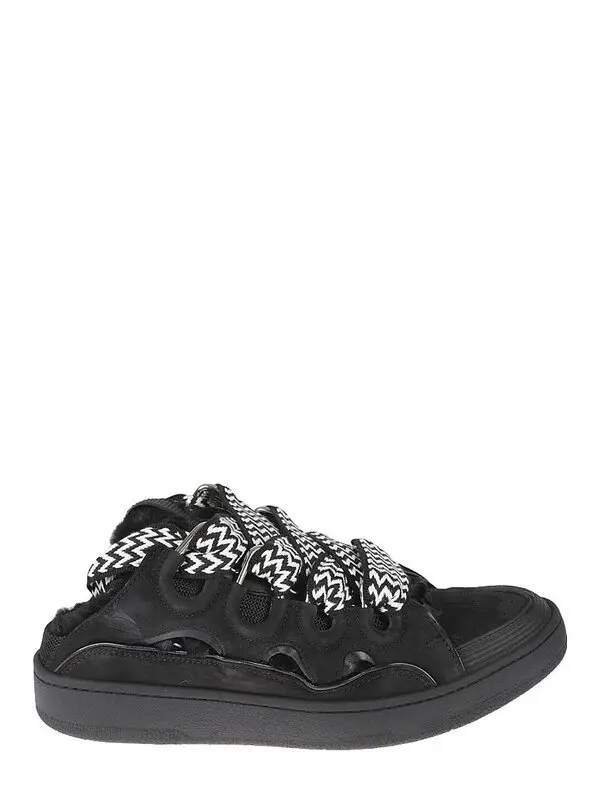 LANVIN Logo Casual Shoes - Black