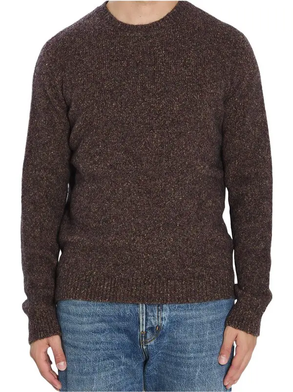 ROBERTO COLLINA Ribbed Crewneck Jumper - Black