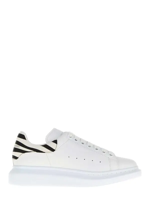 Alexander McQueen Oversized Lace-up Sneakers - White