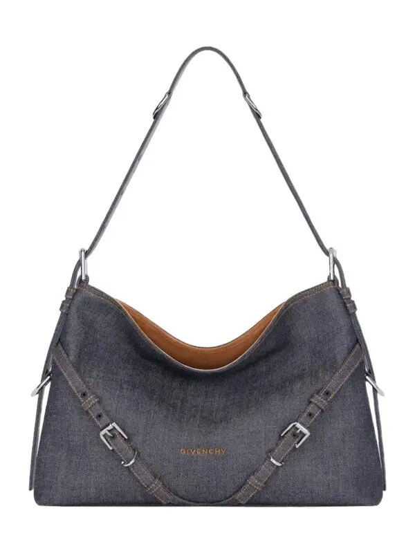 Givenchy Medium Denim Voyou Bag - Indigo