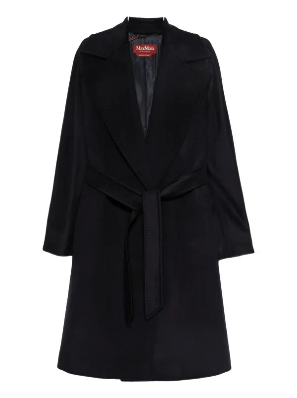 Max Mara Long Sleeved Coat - Blue
