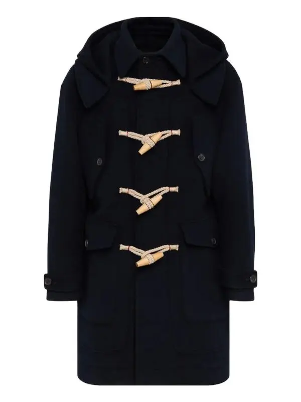 Dsquared2 Hooded Duffle Coat - Blue